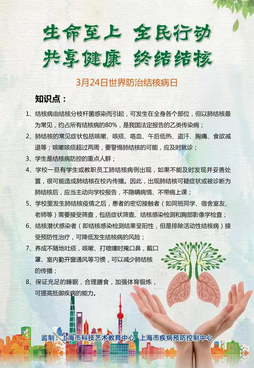 生命至上 全民行动 共享健康 终结结核